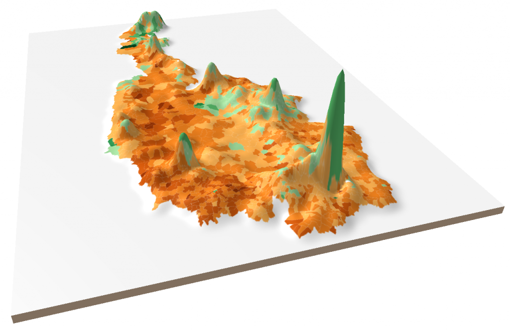 Why Map the Austrian Presidential Election in 3D – Maps and Spaces
