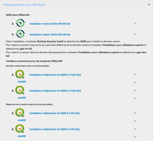 Installer QGIS sur Windows ou Mac, avec l’aide éventuelle de Homebrew ...